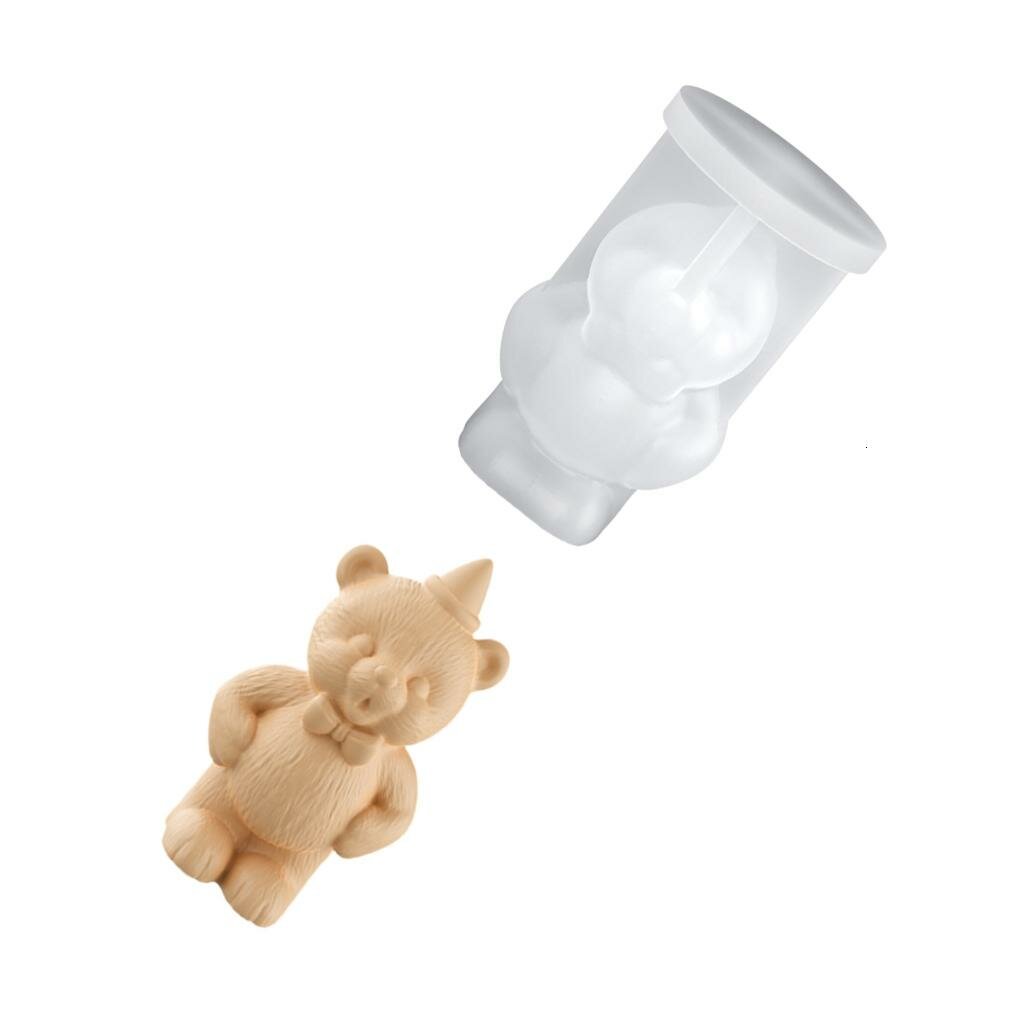 Силиконовая форма в виде медведя, Форма для изготовления лука-мишки