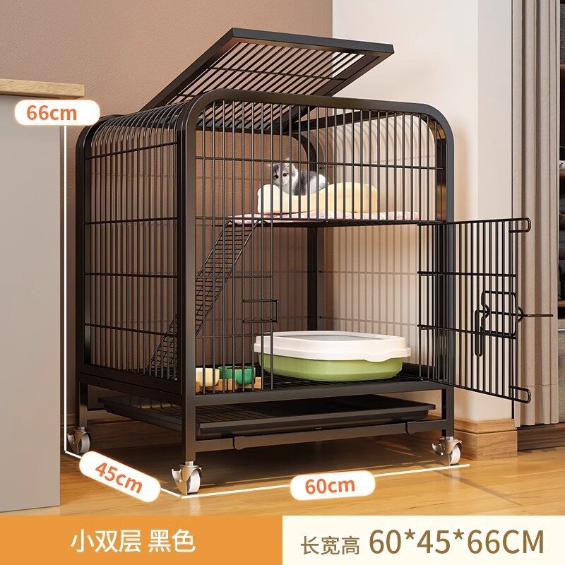 Клетка для кошек для домашнего использования, внутренняя, очень большая, с интегрированным туалетом, кошачий замок, клетка для кошек, домик для лазания
