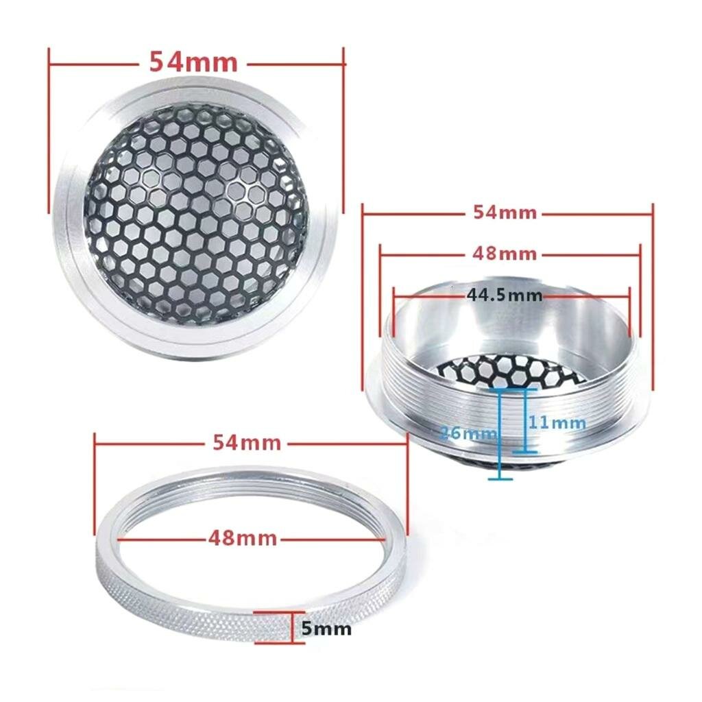Сетка-гриль для автомобильных динамиков, Серебро - 1,5 дюйма