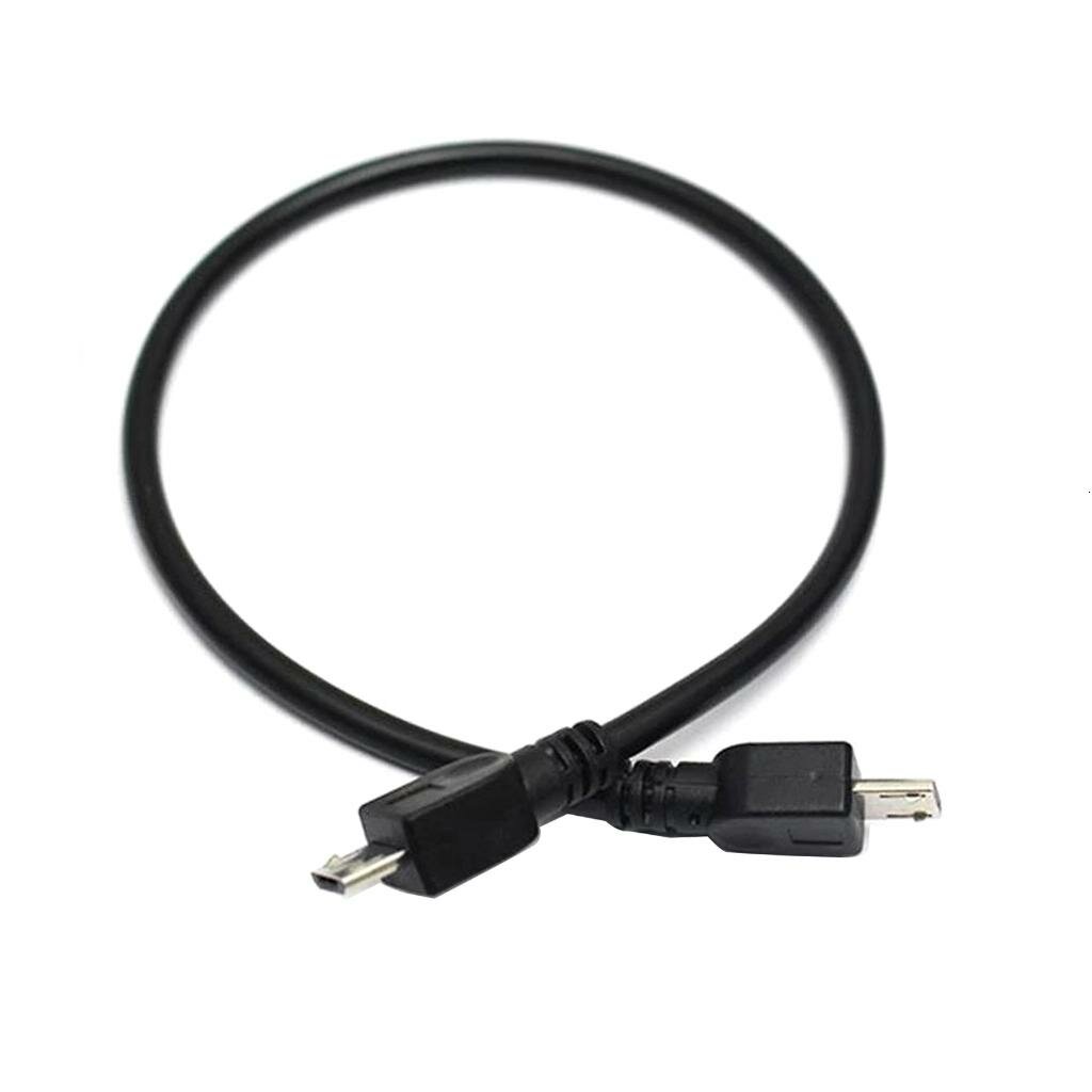 Кабель Micro USB 5 Pin с переходником OTG, Черный