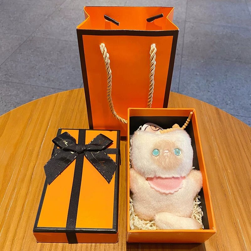 Плюшевый брелок с кошкой сиамской породы, мягкий фризовый брелок для сумок, машин и подарков на день рождения, милый