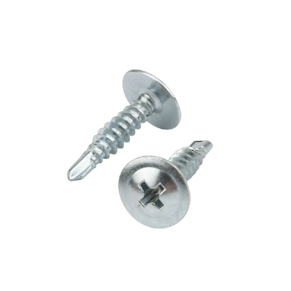 Kranz Метизы. Саморезы, болты, гайки 1182-4219-4 Саморез с пресйбой ПШС сверло 4.2х19, пакет 20шт.