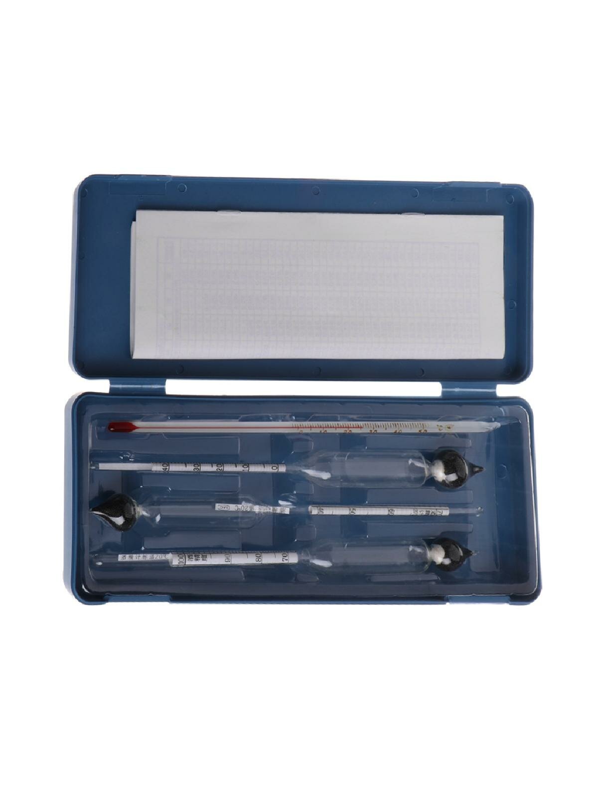 1 коробка из трех групп, пластиковая коробка, спиртомер