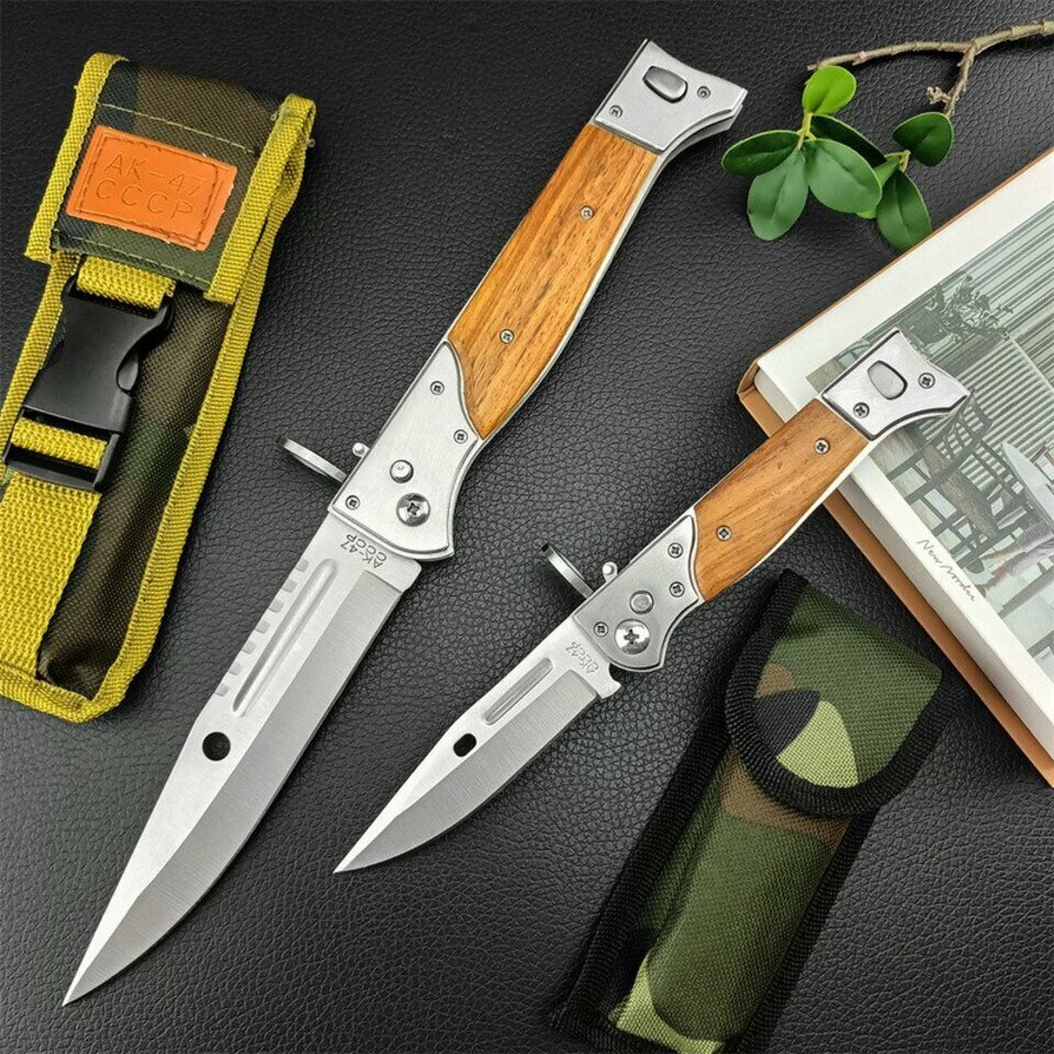 Складной Штык M9, Лезвие Из Стали 440c, Тактика На Открытом Воздухе