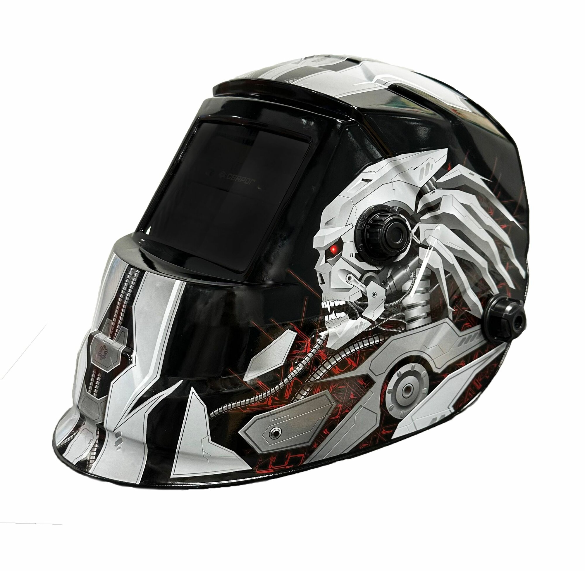 Маска сварочная хамелеон Сварог PRO B20, Киборг, TRUE COLOR