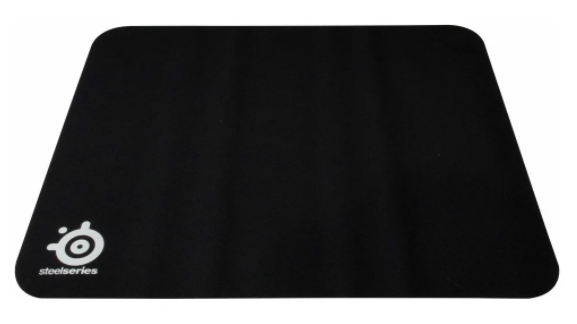 Игровой коврик для мыши Steelseries QcK Large, черный, 450x400x2мм