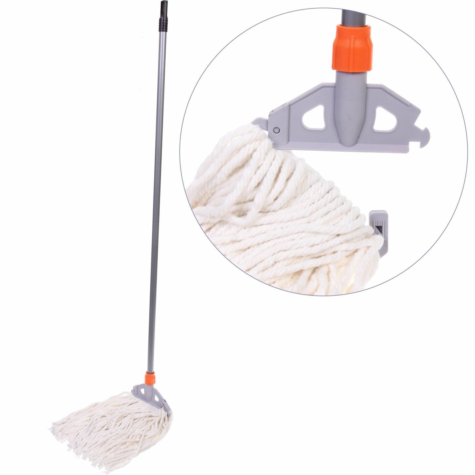 Швабра КНР моп кентукки насадка 300 гр, металл, пластик, полиэстер