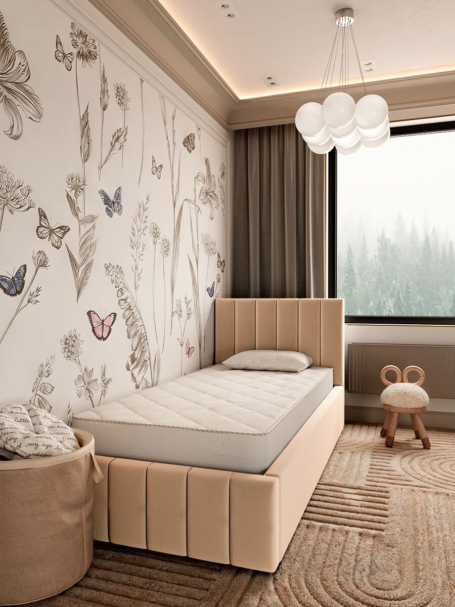 Микс Интерьер кровать Милан 90х200 с подъемным механизмом