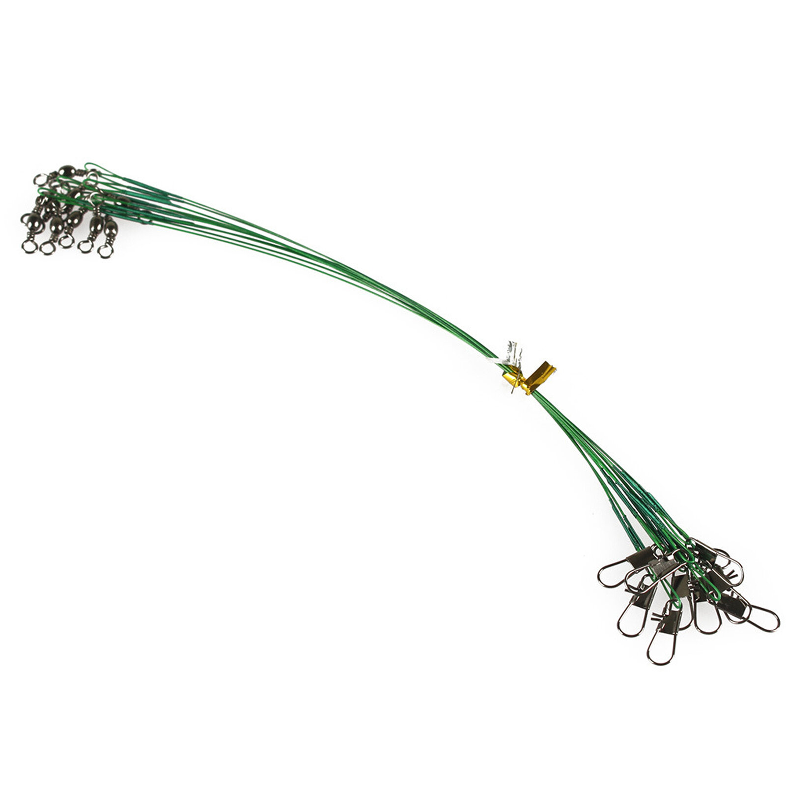 Поводок Для Рыбалки: Нержавеющая Сталь 7.5кг - Усиленный Комплект 20 Штук - Стальной Трос Для Крупной Рыбы С Вертлюгом - Комплект Аксессуаров Для Снастей На Щуку