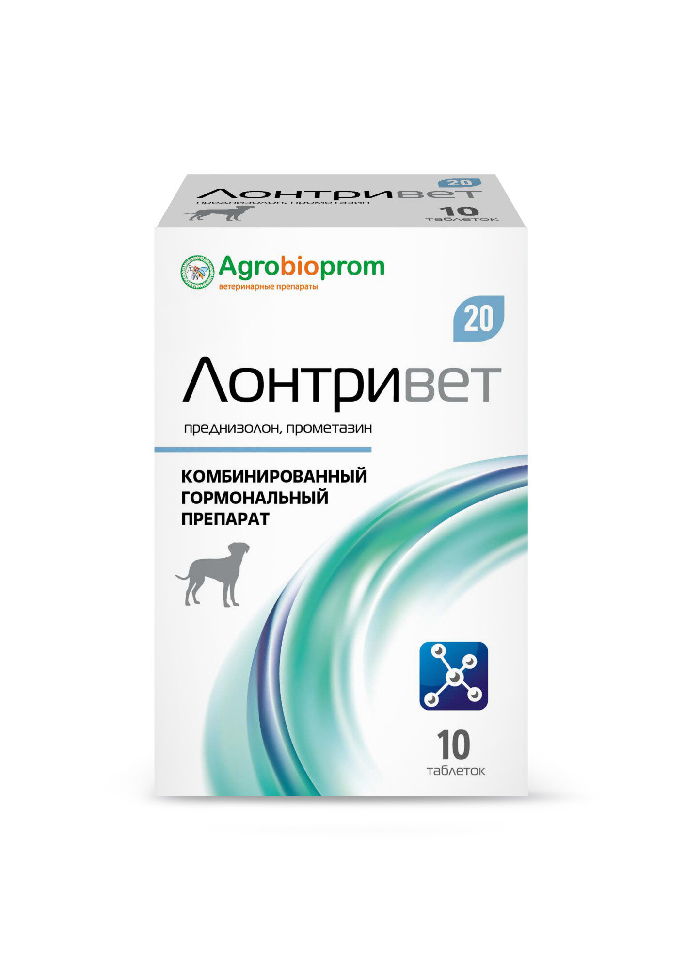 Гормональный препарат пчелодар Лонтривет 20 №10 таб.