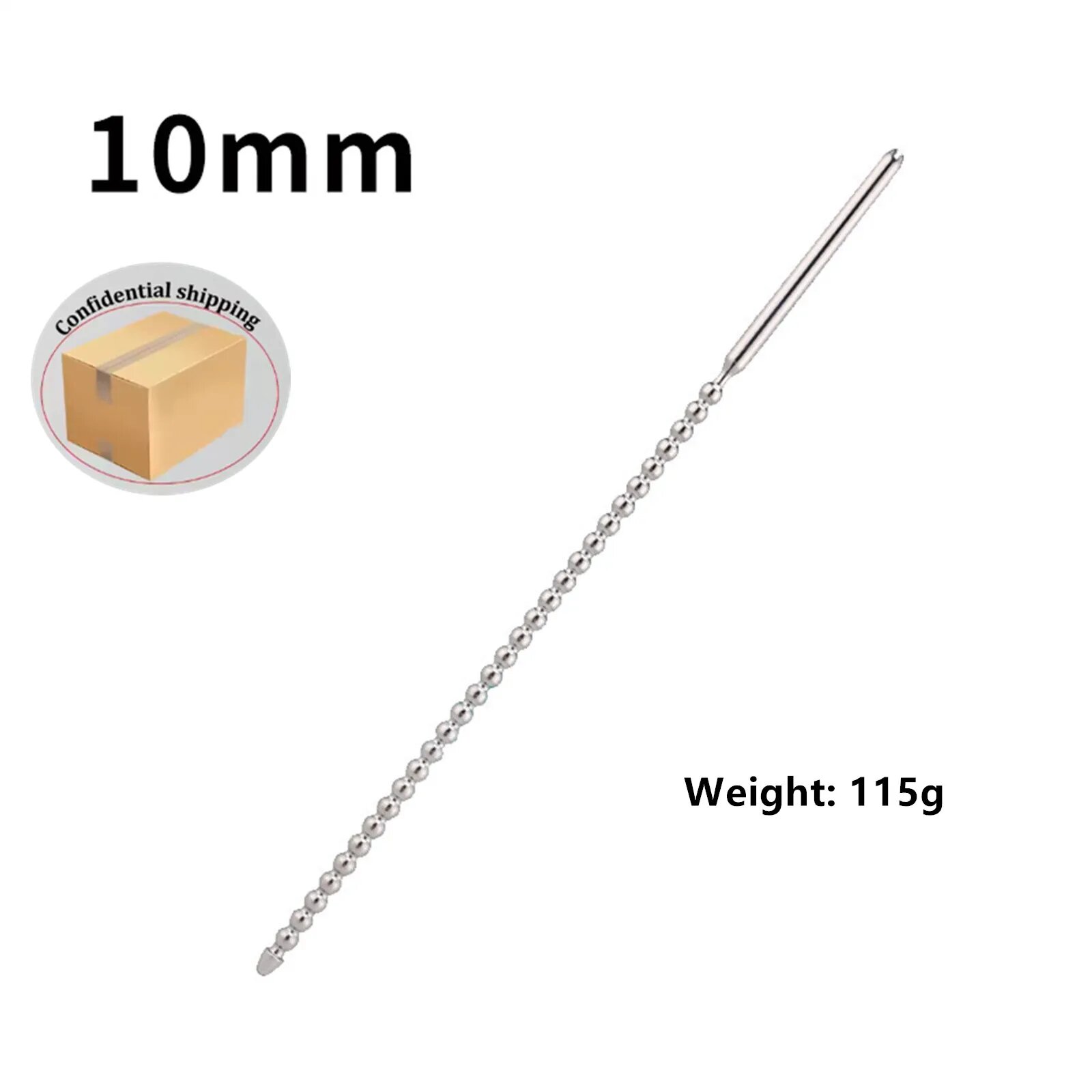 Мужской уретры для полового члена, расширитель конского глаза, вставной стержень, металлический длинный уретральный воздуховод, массажер простаты, товары для секса, стержень для полового глаза18секс игрушкиуретральный 10mm