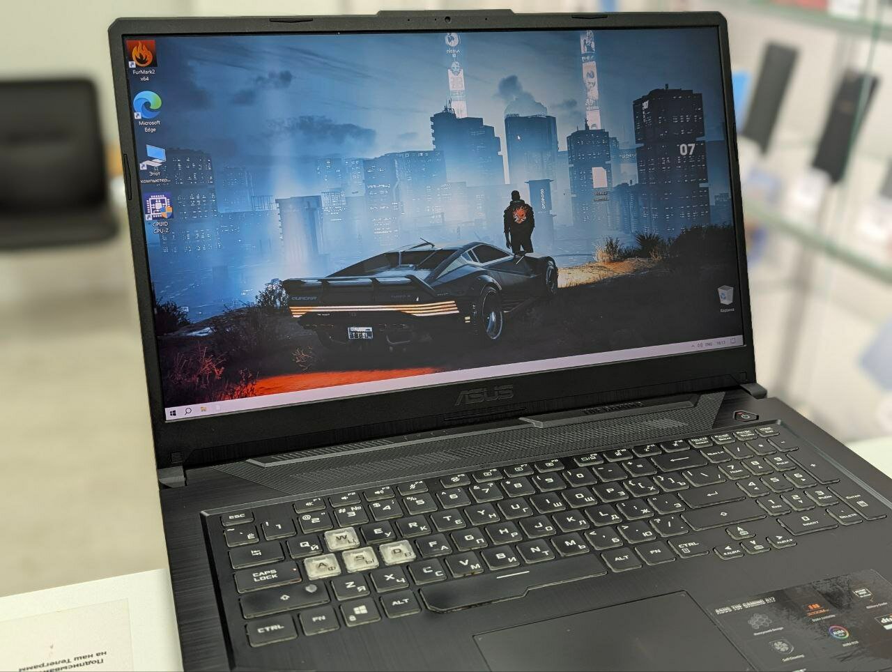 Ноутбук Asus TUF Gaming A17, "17.3", FHD, Ryzen 5, SSD 512ГБ, черный