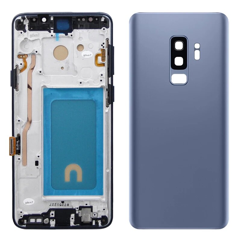 TFT Высокое качество для Samsung S9 Plus G965 G965F G9650 ЖК-дисплей с рамкой, Blue Frame Cover