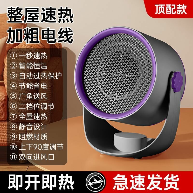 Немецкий электрический обогреватель, вентилятор, быстрое нагревание, маленький обогреватель для дома, общежития, офисного стола, теплый обогреватель для ног