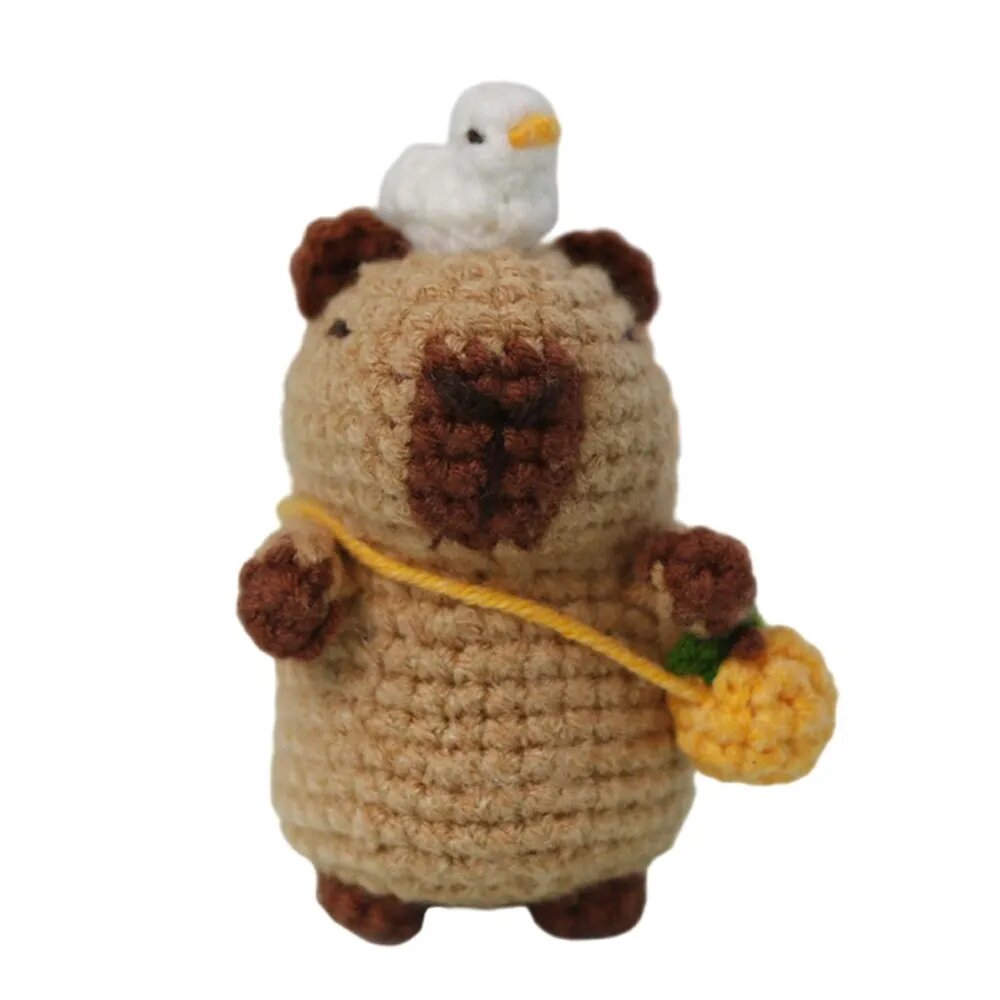 Пряжа ручной работы капибара набор материалов для вязания крючком - утка № 1