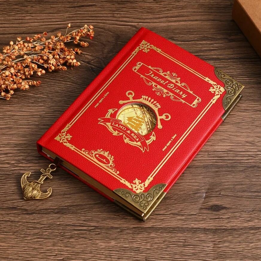 Креативный пиратский блокнот в стиле ретро формата А7, дорожный дневник, записная книжка с отрывными листами, карманный блокнот для путешествий