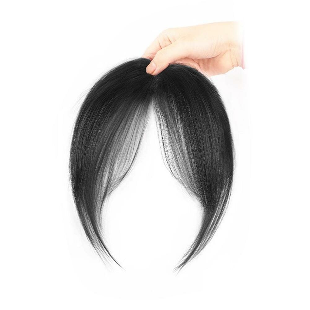 Термостойкая челка из синтетического волокна, легкая, незаметная конструкция, многоцветная, подходит для всех типов лица, подходит для мужчин, для всех форм лица, для париков, для прически пикси, для частичной укладки, для челки пикси.