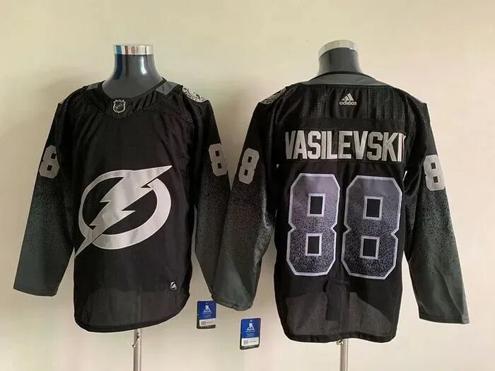 NHL джерси хоккейная Тампа Бэй Лайтнинг Tampa Bay Lightning Jersey Nikita Kucherov Никита Кучеров