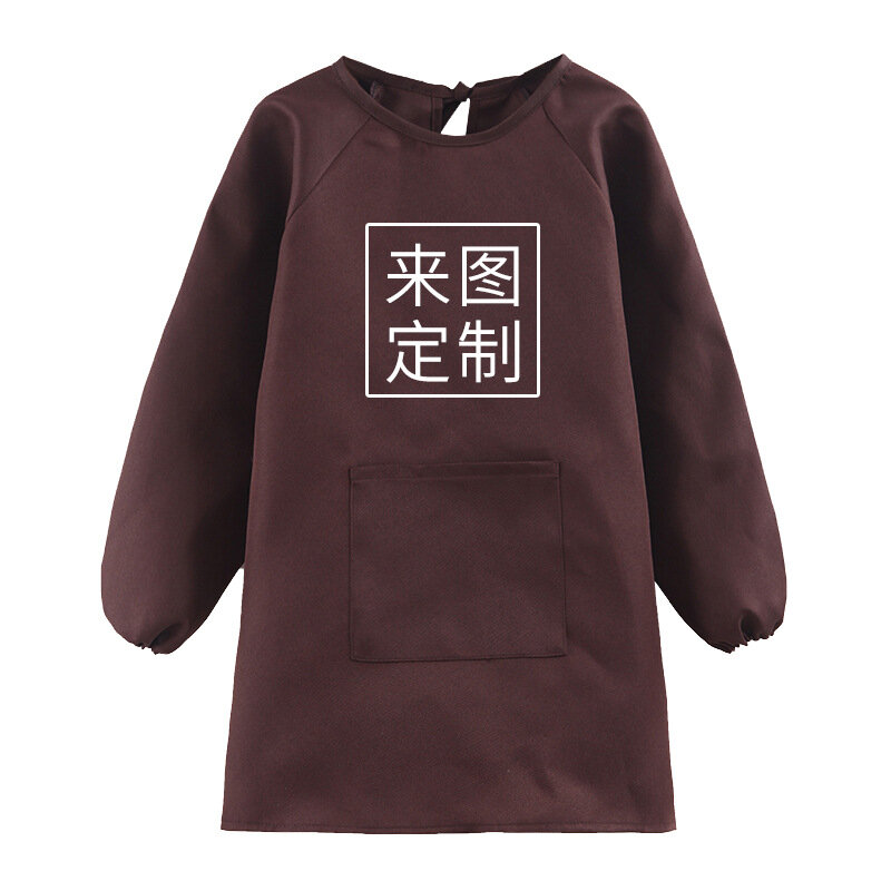 Детский комбинезон для рисования, водонепроницаемый детский сад с длинными рукавами, художественный Детский фартук,