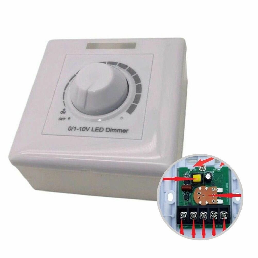 OZ-UVBZ-0-10 В диммерный переключатель света с регулируемой яркостью модуль управления лампой