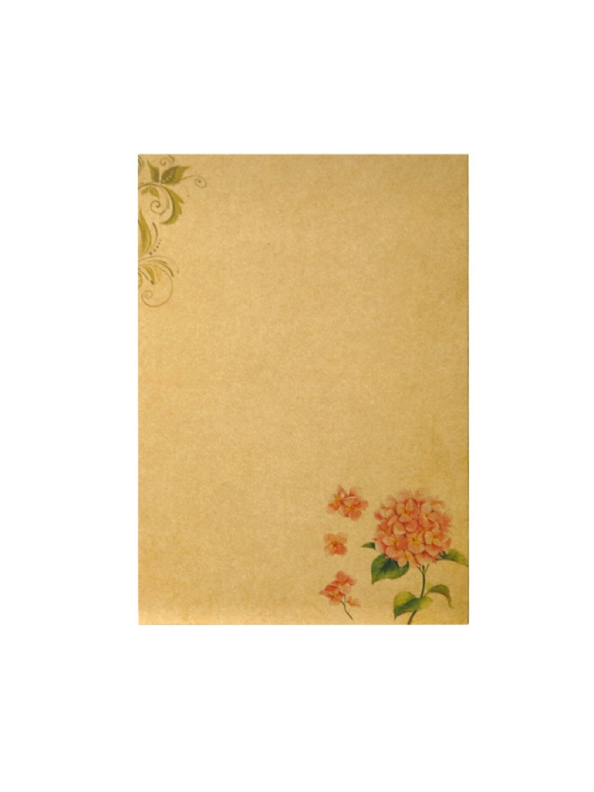 Канцелярская Крафт-бумага Классического Винтажного дизайна Ассорти Двусторонняя из 8 Листов