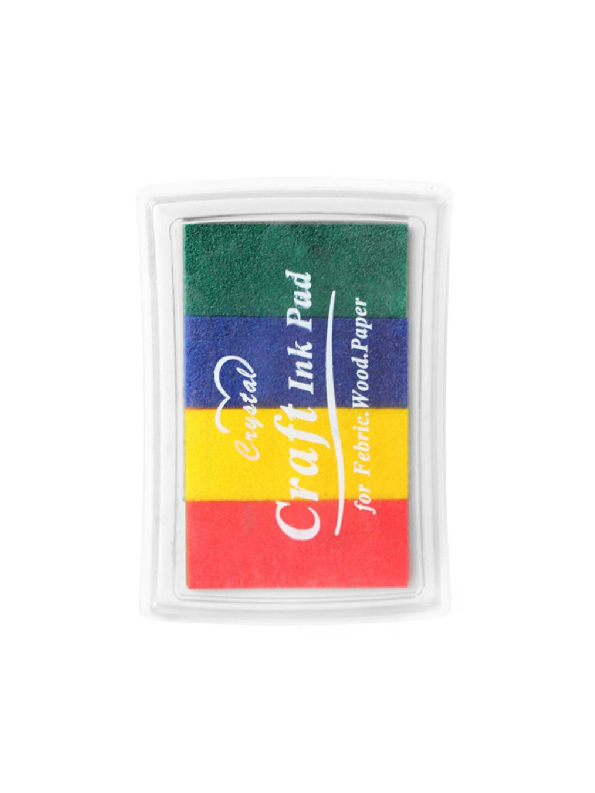 4 Цвета Отпечатка Пальца Craft Stamp Pads Моющиеся Чернильные Подушечки Радужные Поделки Разноцветные