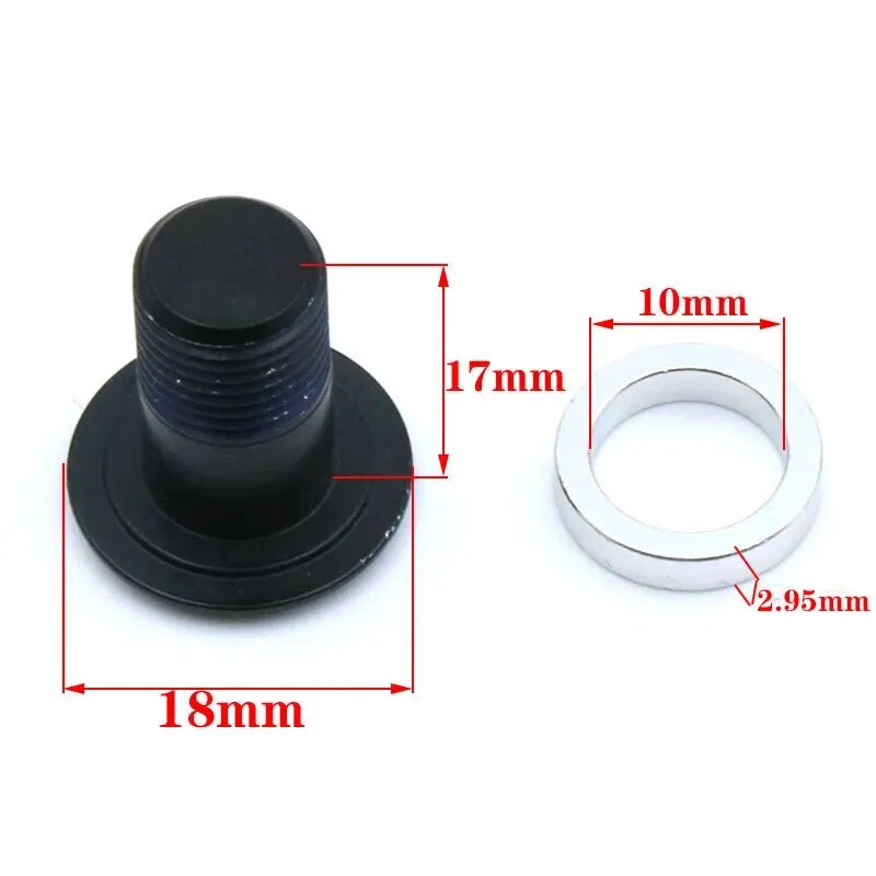 Метрический задний амортизатор для SRAM Rockshox Fox, Trek 18mm 17mm