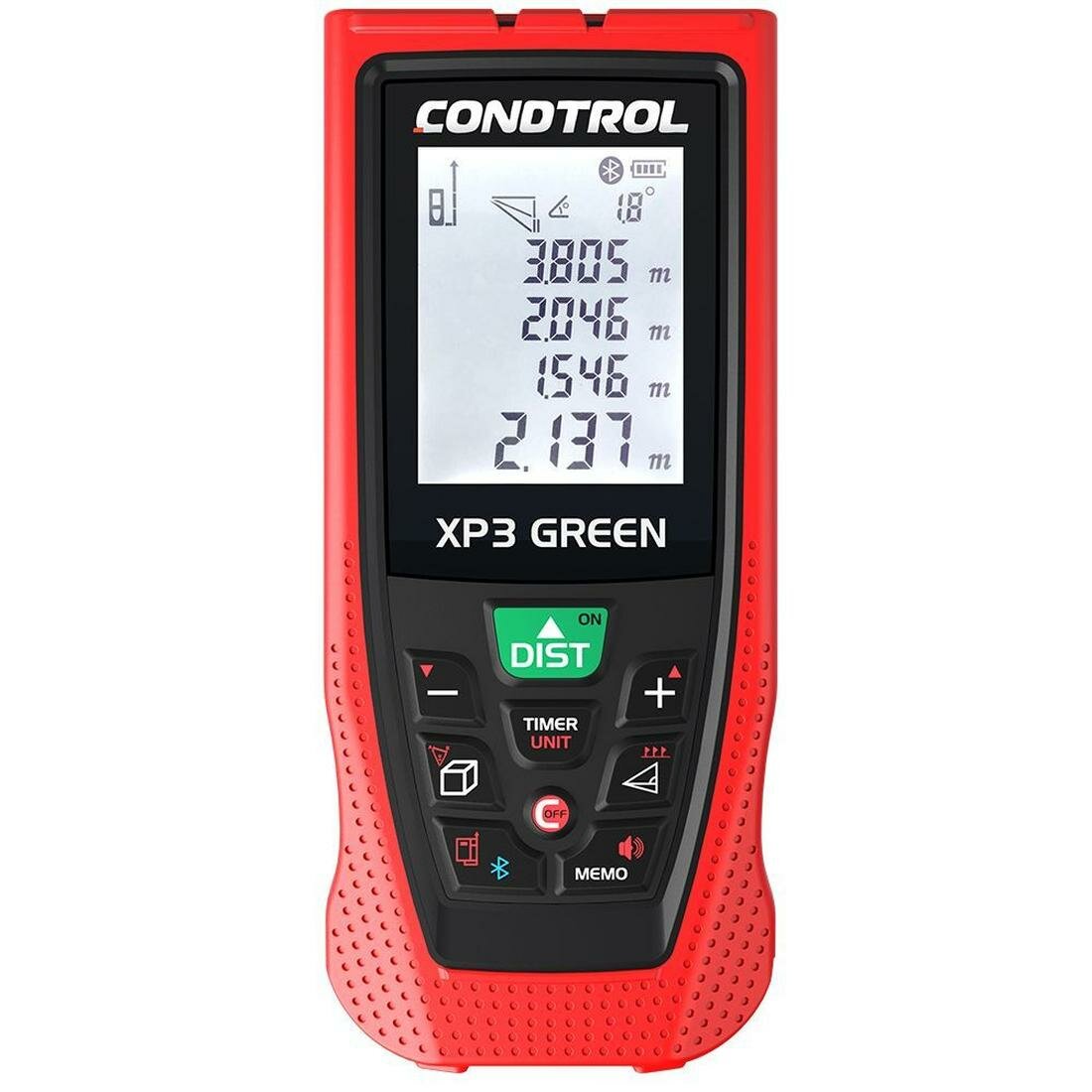 Лазерный дальномер CONDTROL XP3 Green 1-4-107, Bluetooth, 3D-акселерометр, зеленый лазер