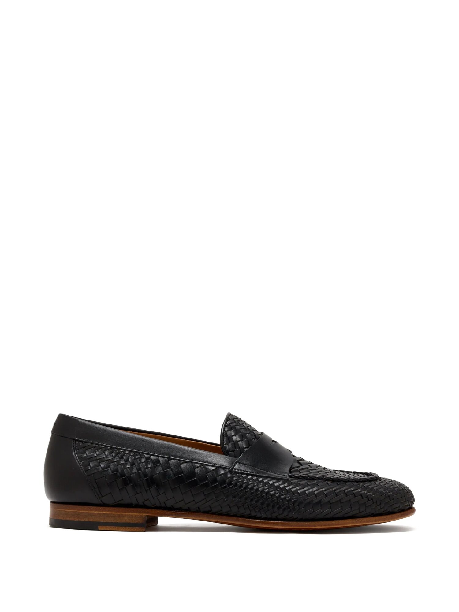 Лоферы Woven penny loafers