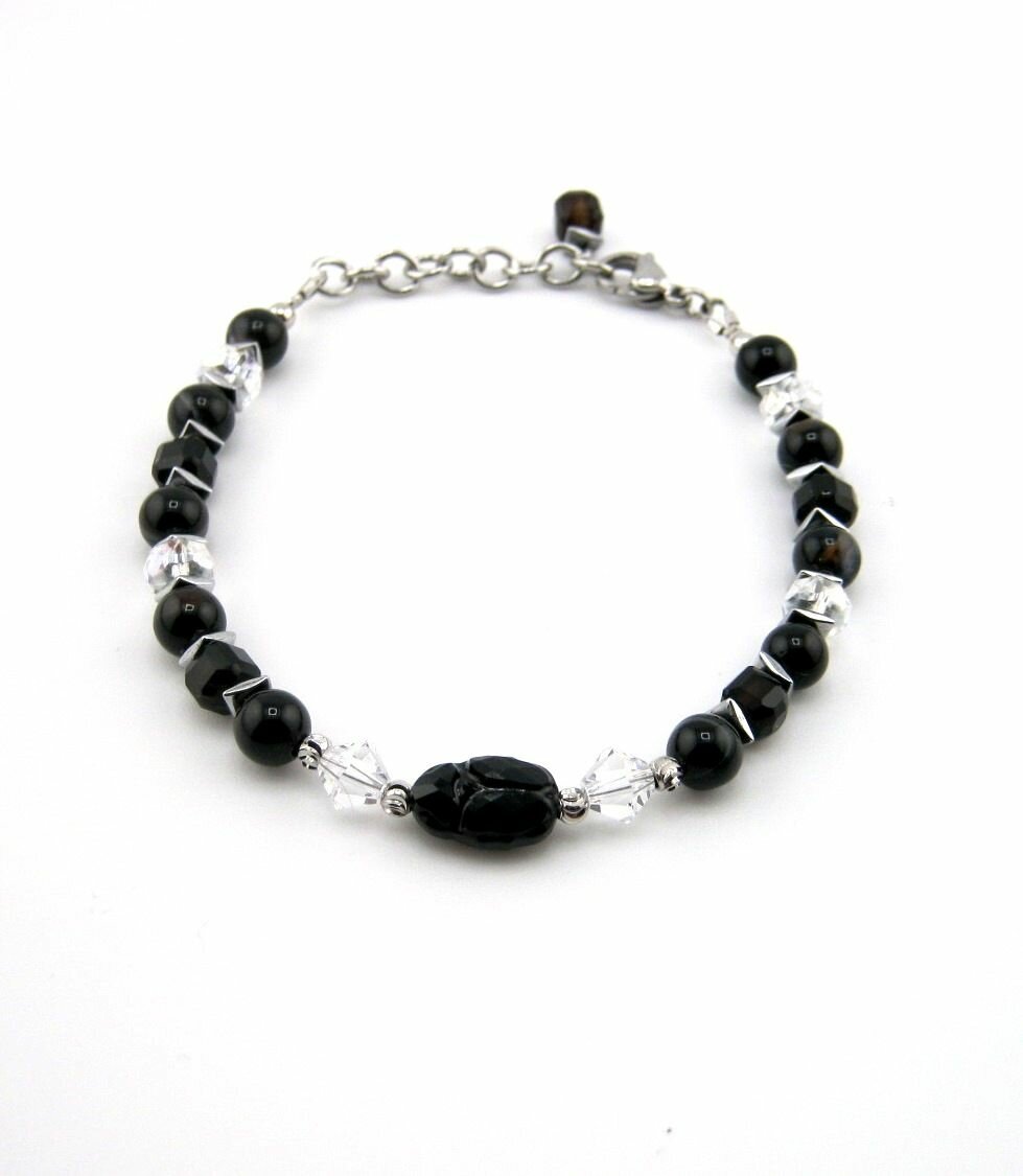 Браслет, стразы, кристаллы Swarovski