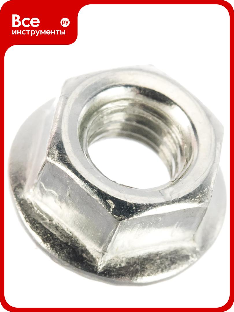 Гайка с фланцем VIPкрепеж DIN 6923, М6, 4 шт. 17924 VIP