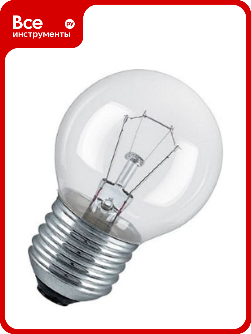 Лампа FL-LED DECOR P45 CL прозрачная 10W E27 CLEAR 230V FOTON_LIGHTING тёплый белый свет, шаровая форма, общее освещение