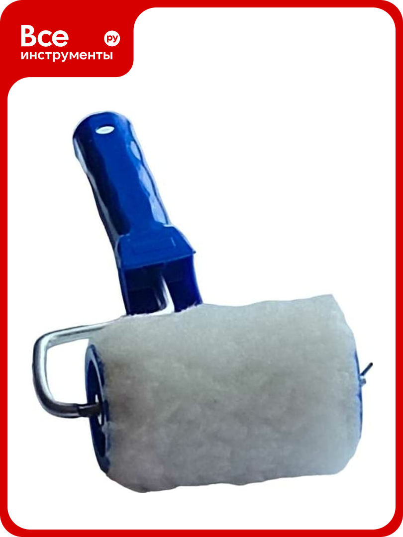 Валик Никище ВМ100 искусственный мех, 100x48 мм, бюгель 6 мм, шплинт, плотность 450 гр/м2, ворс 18 мм 36897