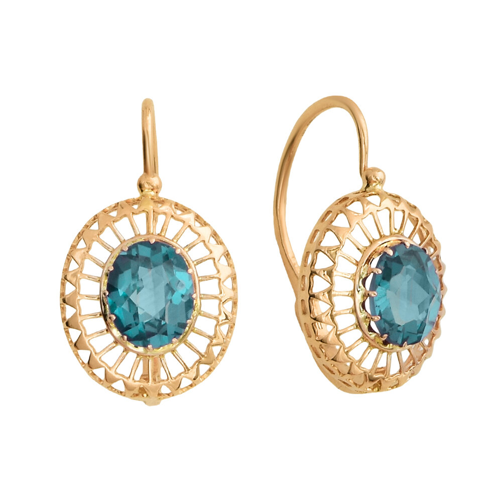 серьги из золота