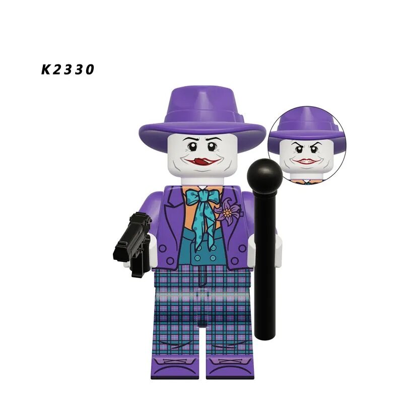 'Набор минифигурок /The DC Universe, Batman. Joker. Mechanical Super Man. Two-Face/ 4.5cm-пакет /KDL851