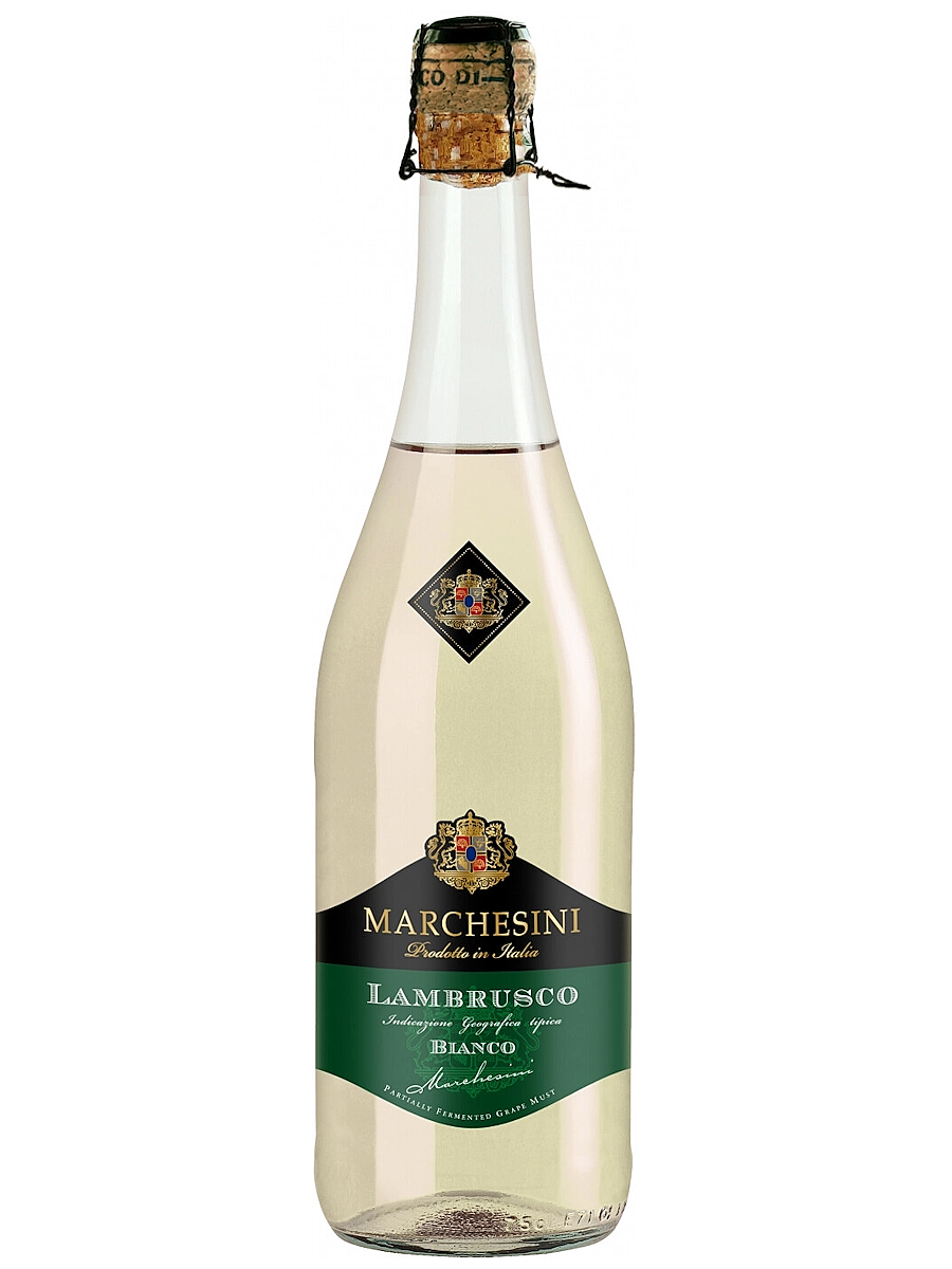 Вино игристое "Marchesini" Lambrusco Emilia Bianco, белое, полусладкое, 0,75 л