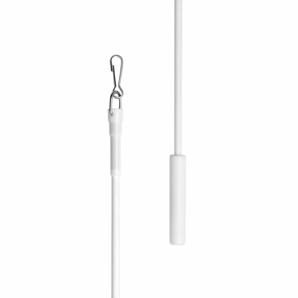 Штороводитель металлический 125 см Белый Поводок для зашторивания (1 шт)