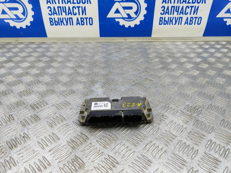 Б/У Блок управления двигателем Skoda Fabia 2 MK2 / Шкода Фабия 2 MK2 1.4 CGG 86 Л.С 2010