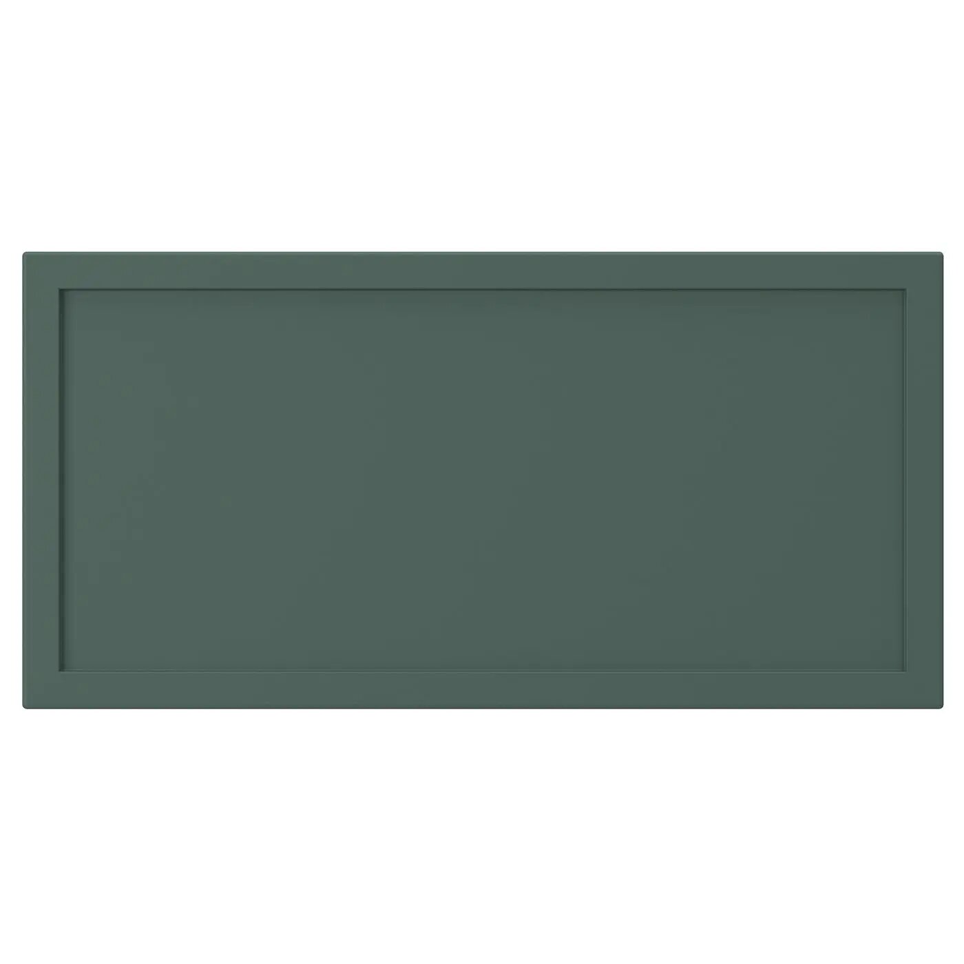 Двухстворчатый фасад ящика ASPUDDEN, темно-серо-зеленый, 40x20 см
