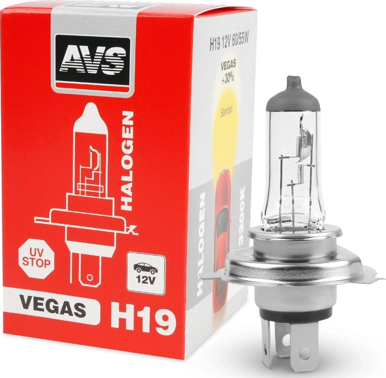 Галогенная лампа AVS Vegas H19.12V.60/55W.1шт.
