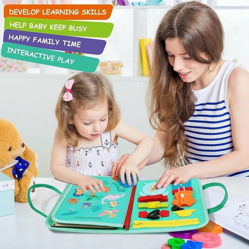 Бизиборд домик АлфавитKIDS со светом