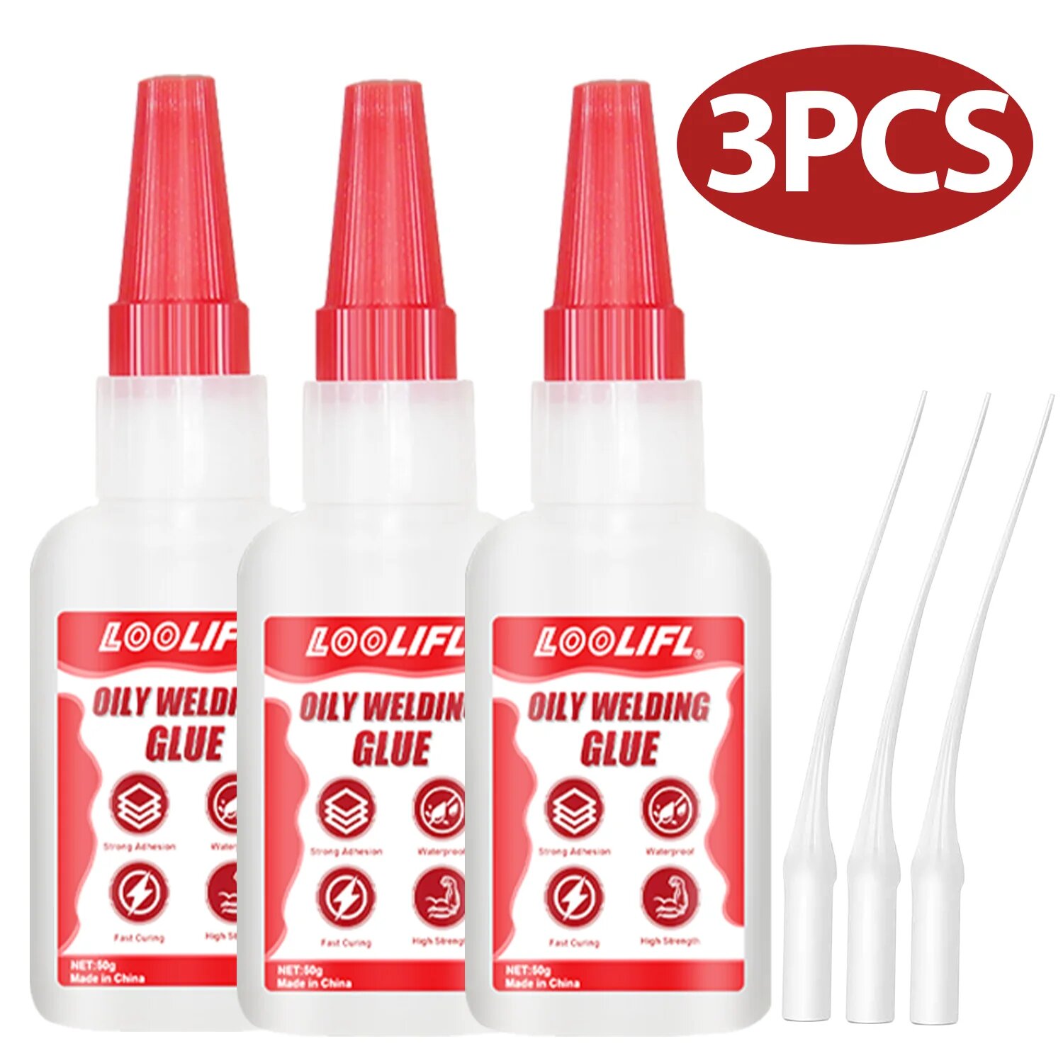 LOOLIFL Универсальный жидкий клей Z-yxhjj-50ml-3PC