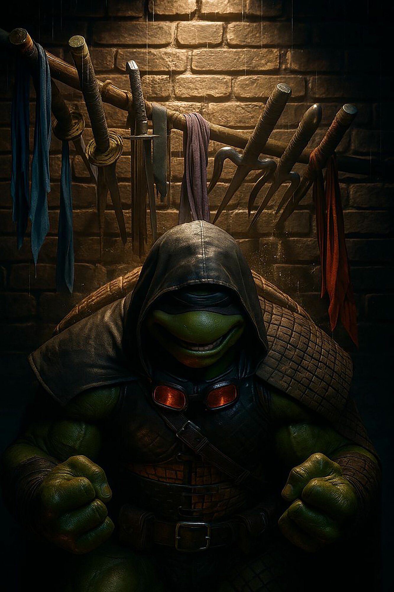 Плакат черепашки ниндзя