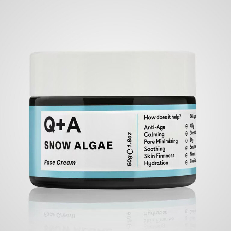 Крем для лица SNOW ALGAE 50 гр Q+A SNOW ALGAE Face Cream Крем 50 гр