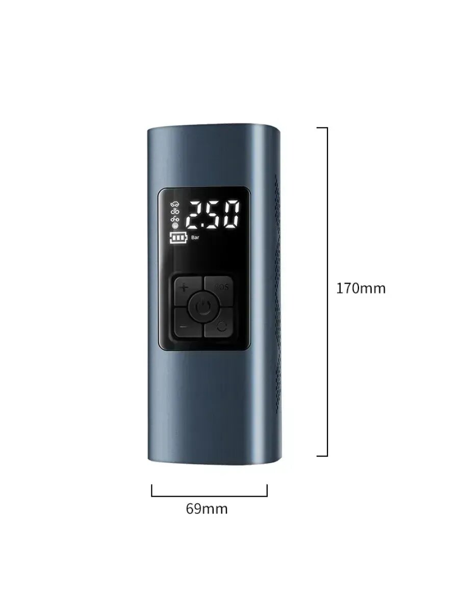 Компрессор автомобильный беспроводной