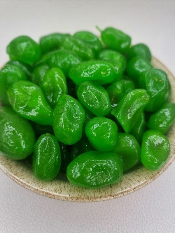 Кумкват сушеный зеленый в сиропе