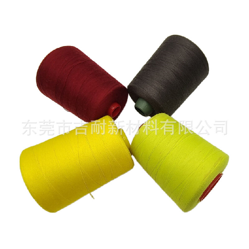 Оранжевая огнестойкая нить арамид 1313, огнезащитная нить, кевларовая огнестойкая швейная нить, устойчивая к высоким температурам, нить для шитья защитной одежды