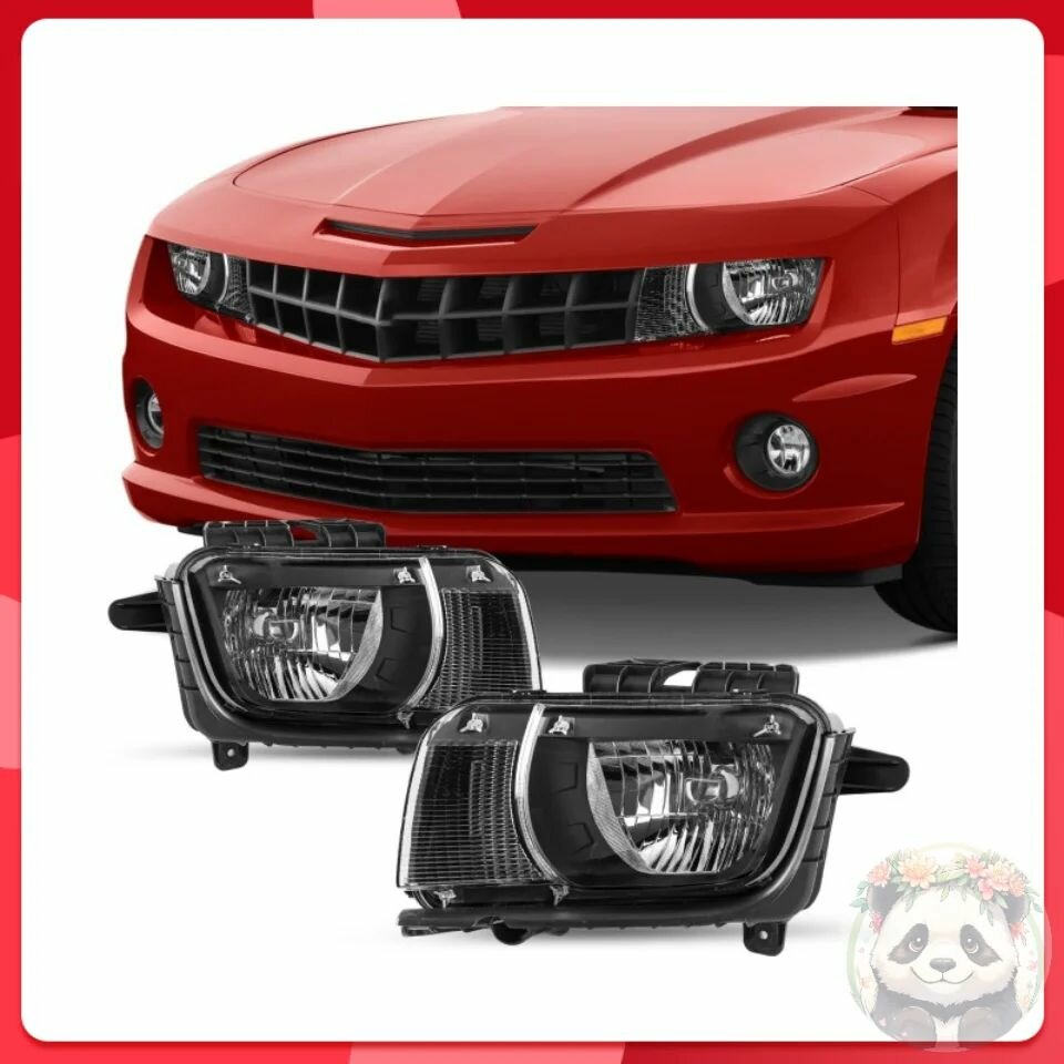 Фары автомобильные, 2 шт, арт. Лампа головного света для Chevrolet Camaro 2010-2013 года. Элегантный комплект фар