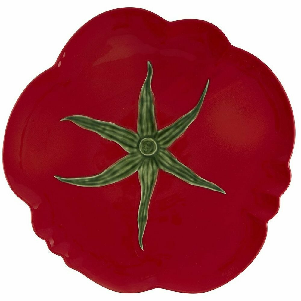 Блюдо "Томат", диаметр 30 см, цвет красный, керамика, Bordallo Pinheiro, Португалия, BOR65022230