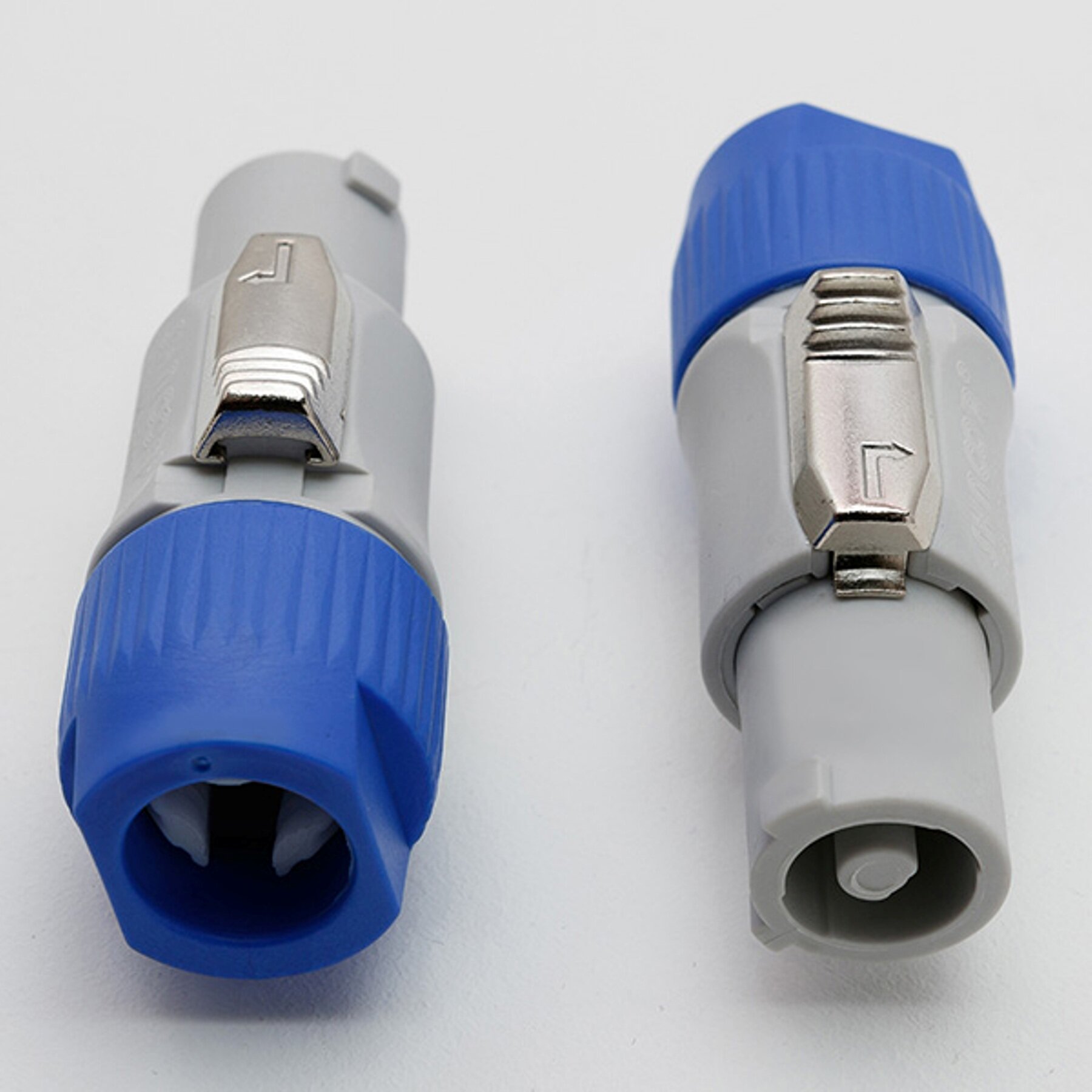 Разъем SHNOOR SAC3FCB, для Powercon Power-Out, с защелкой, 250В, 16A, серый металлик